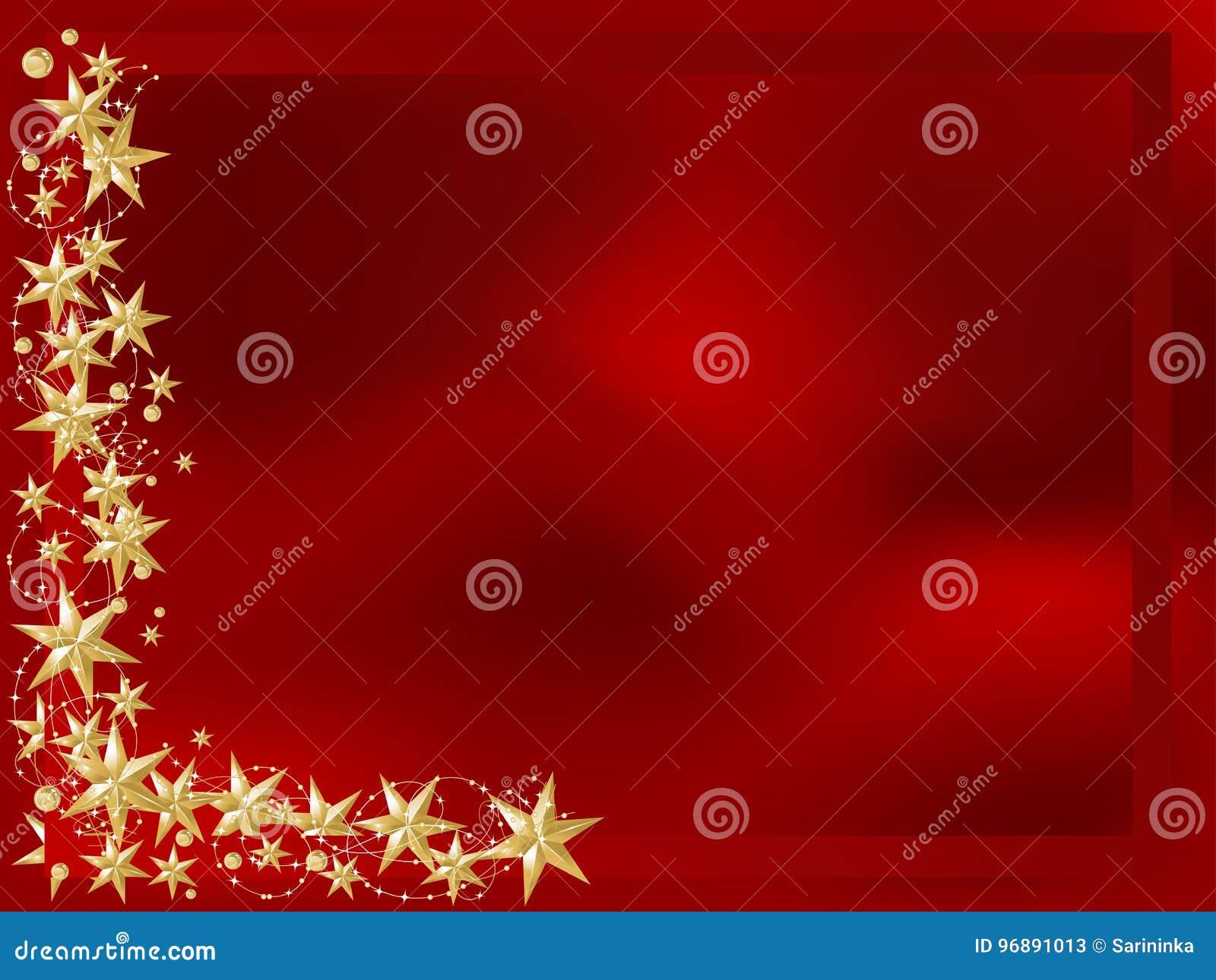 Red Christmas frame stock vector. Illustration of shiny - 96891013