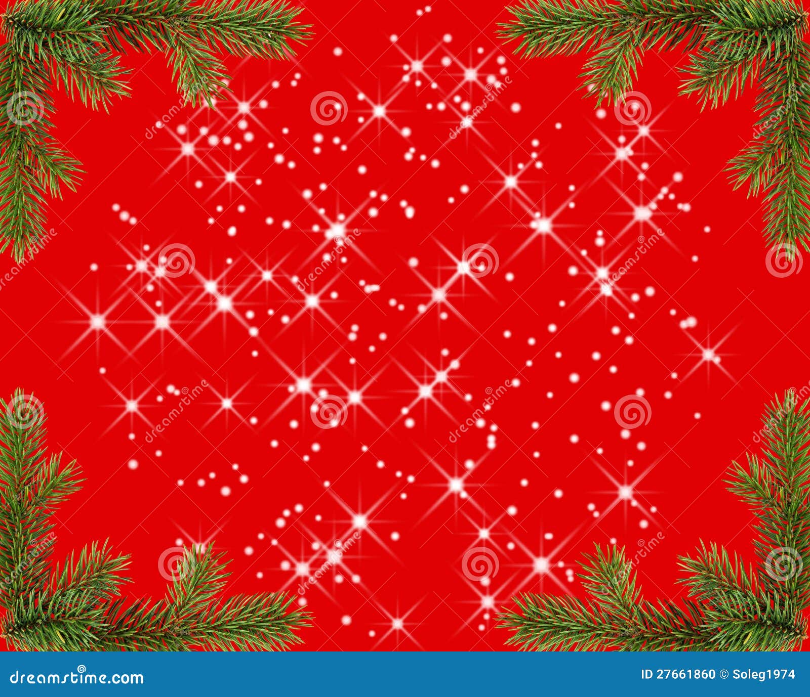 Red Christmas Frame with Sparkles Stock Photo - Image of branch, good ...