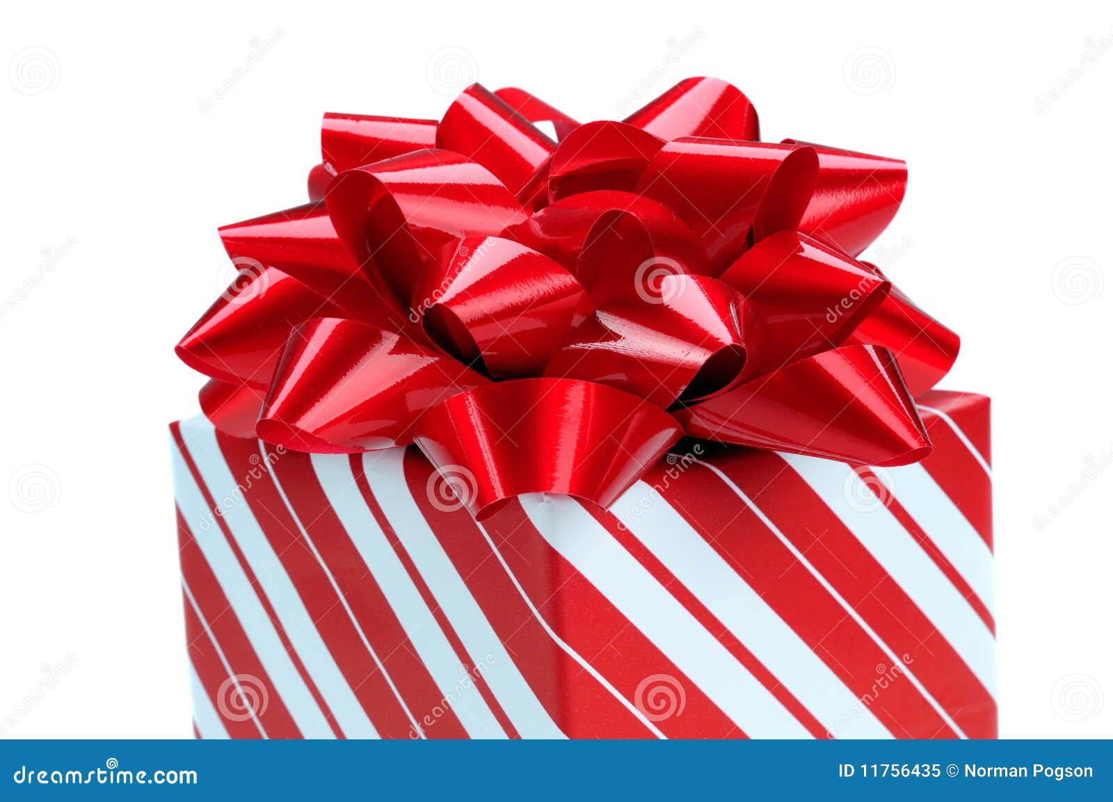 Red Christmas Gift stock image. Image of ribbon, gift - 11756435