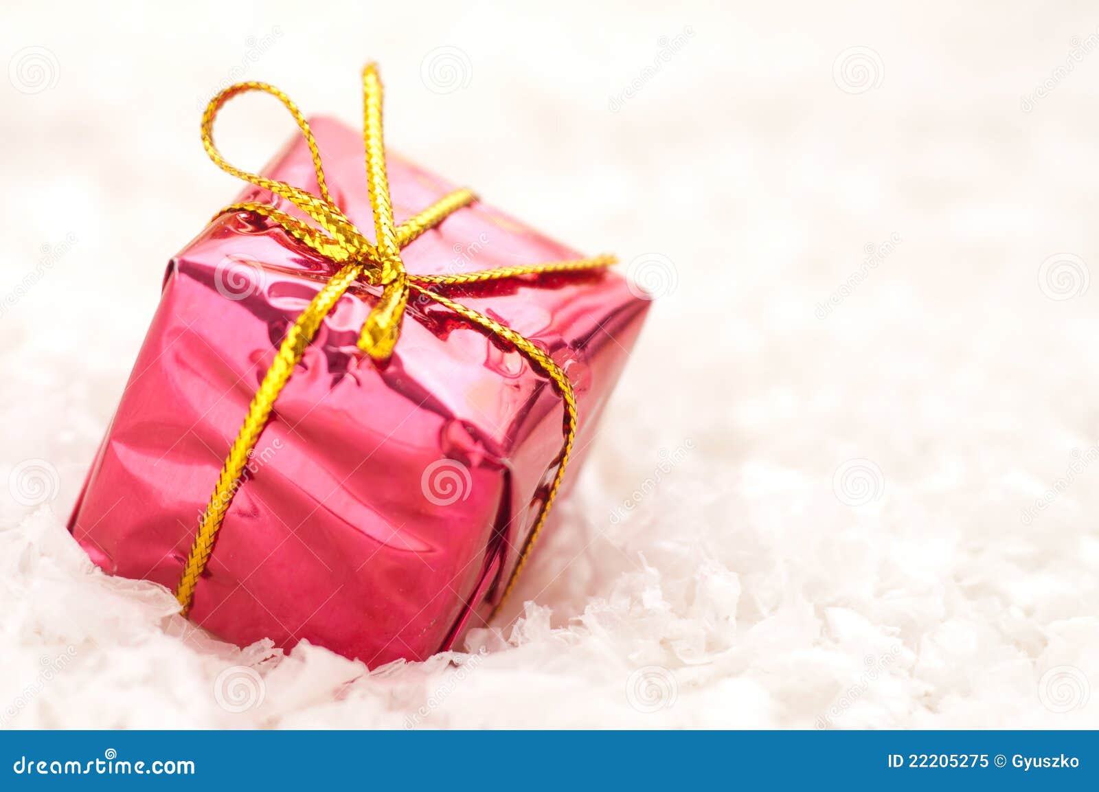 Red christmas gift stock image. Image of ornament, christmas - 22205275