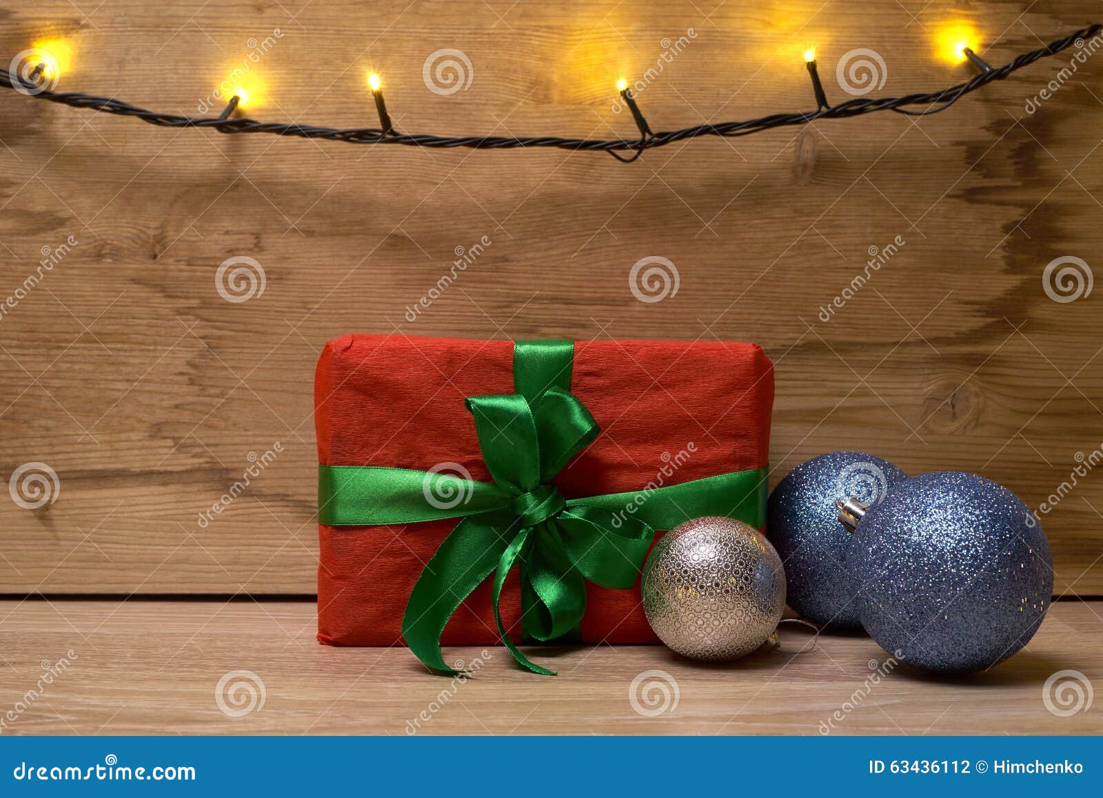 Red Christmas gift box stock photo. Image of cards, decoration - 63436112