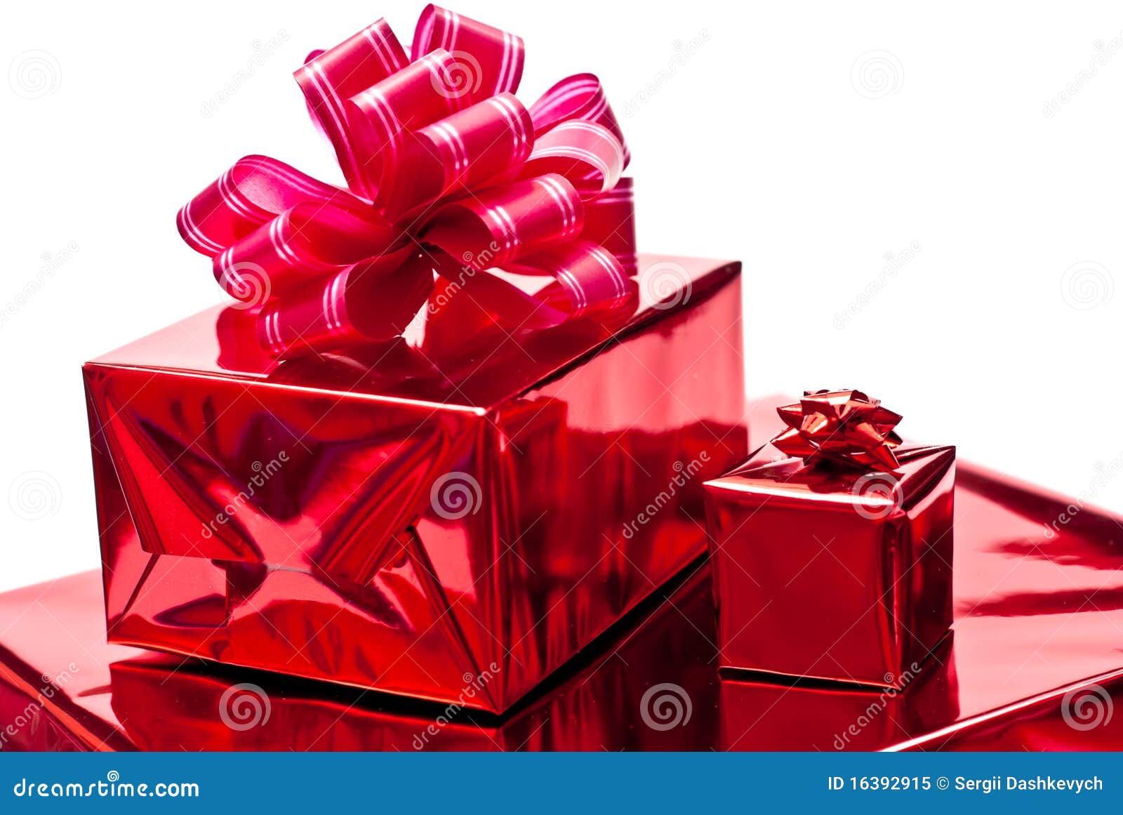 Red christmas gifts boxes stock image. Image of retail - 16392915