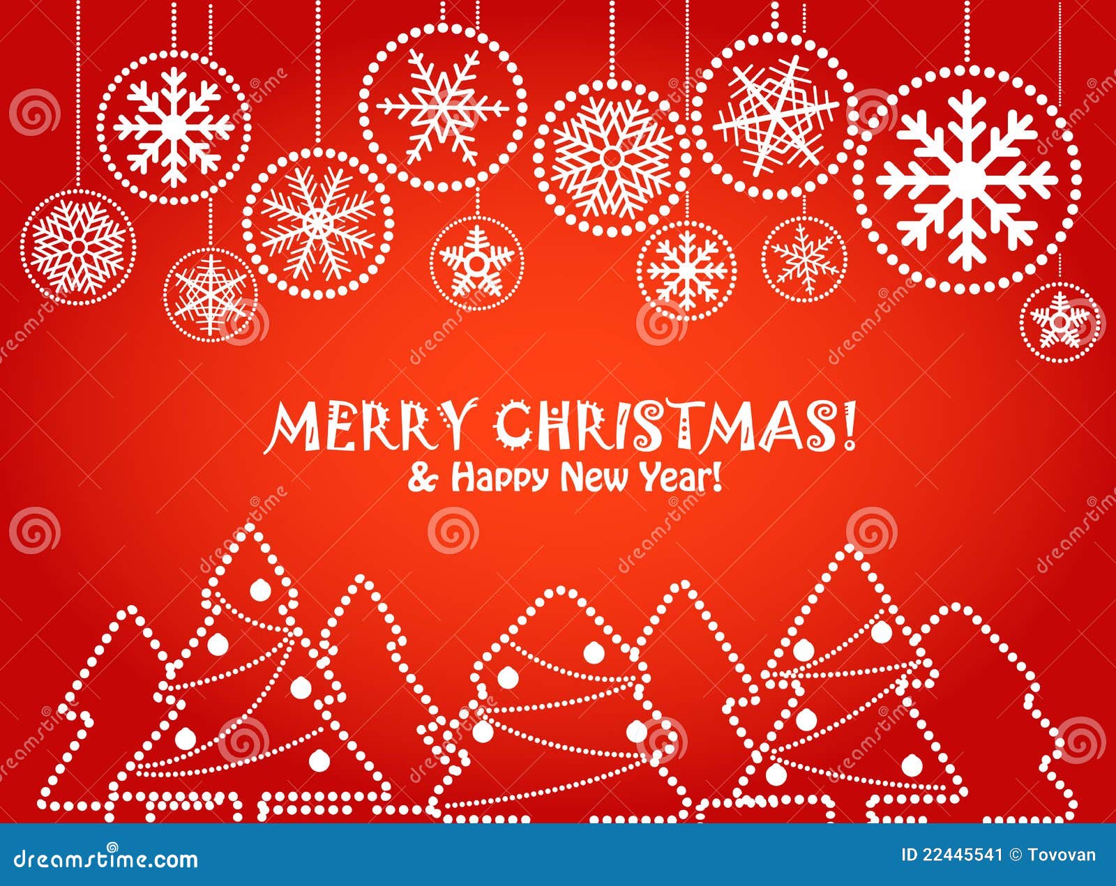 Red Christmas Greeting Card Stock Vector - Illustration of design ...