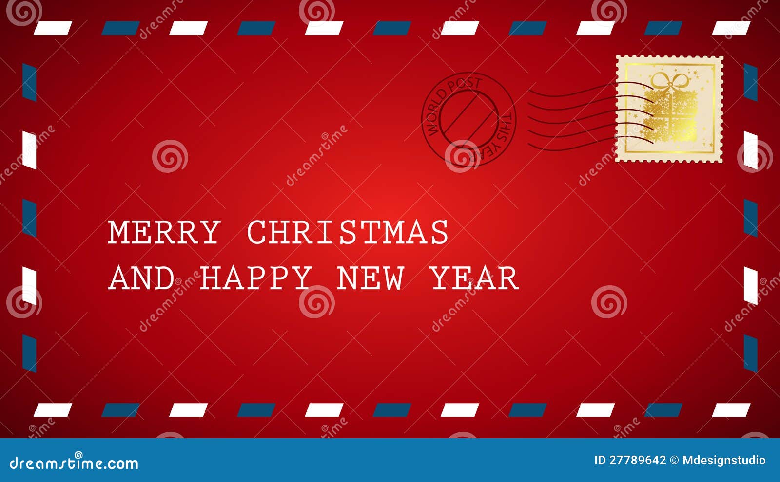 Red christmas letter stock illustration. Illustration of celebrate ...