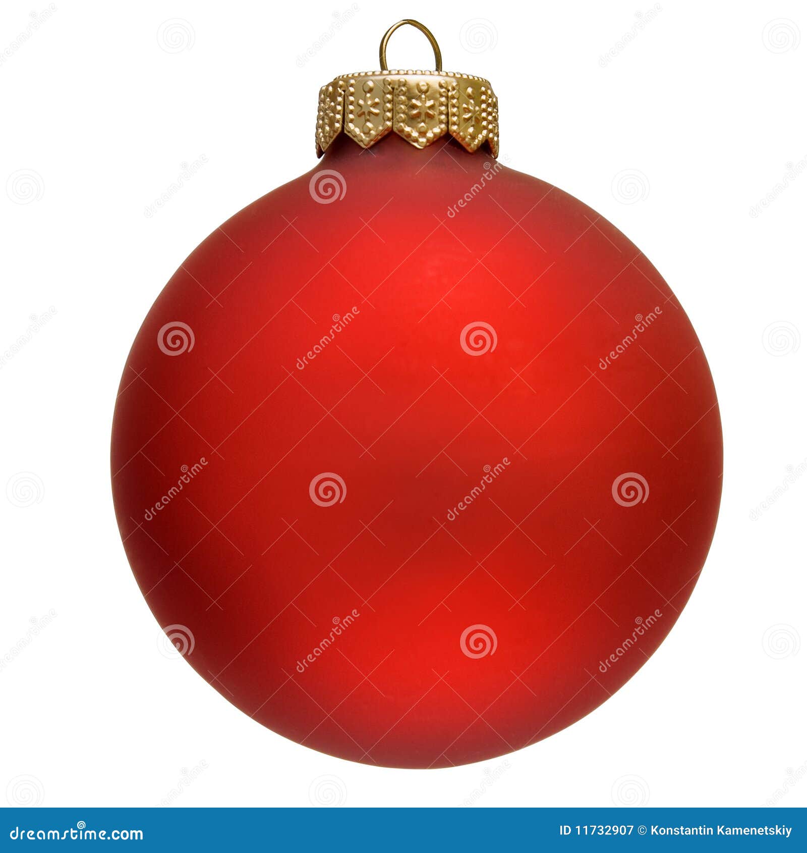 Red christmas ornament . stock image. Image of bright - 11732907