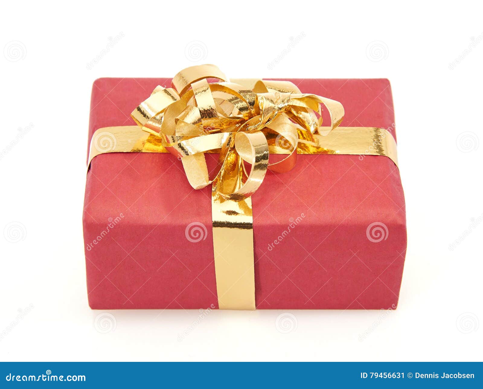 Red christmas present stock image. Image of wrap, package - 79456631