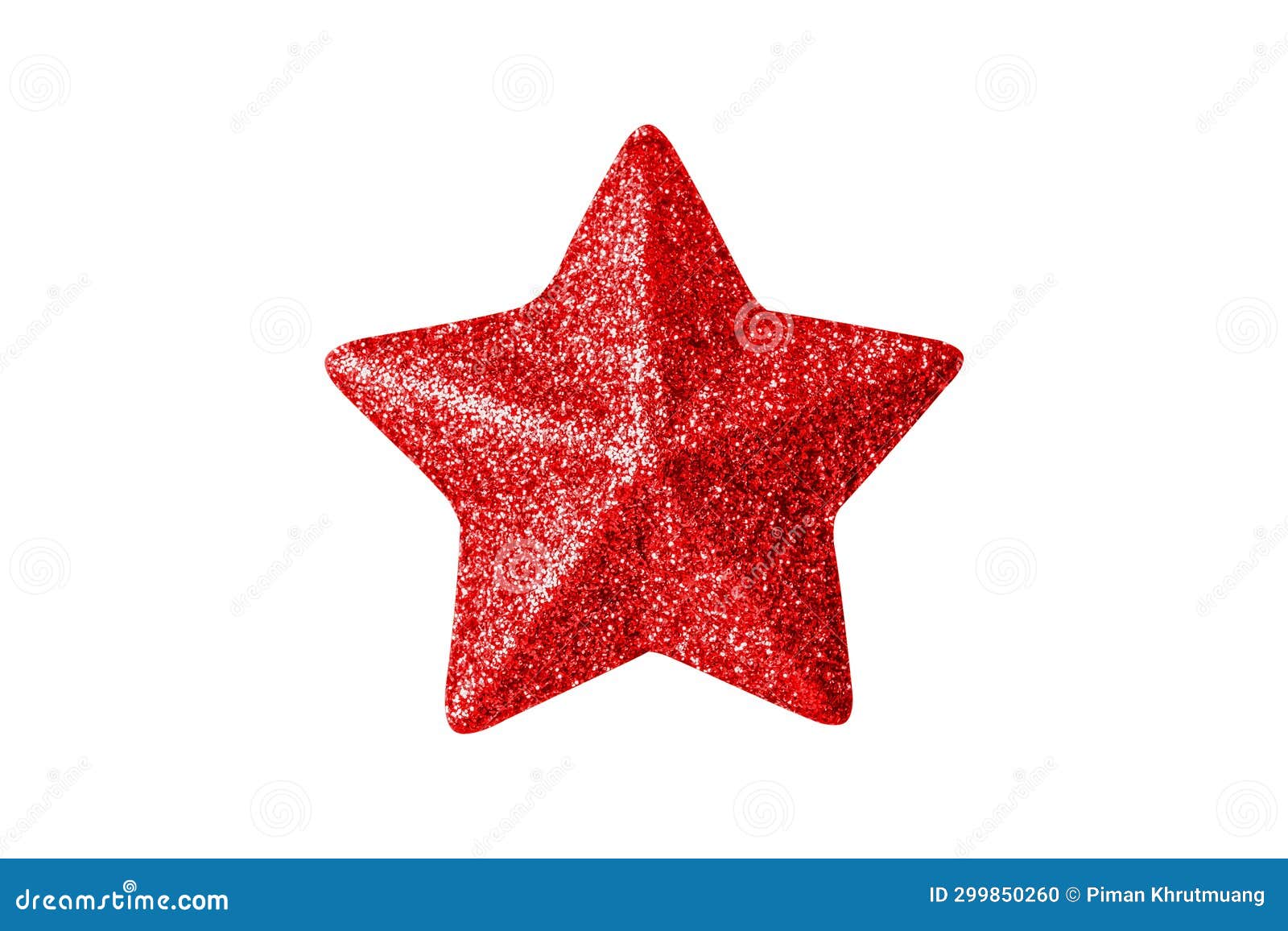 Christmas Star Glitter Sticker Isolated on White Background Stock Photo ...