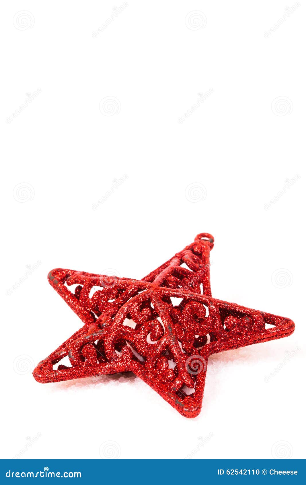 Red Christmas star stock photo. Image of decor, hand - 62542110