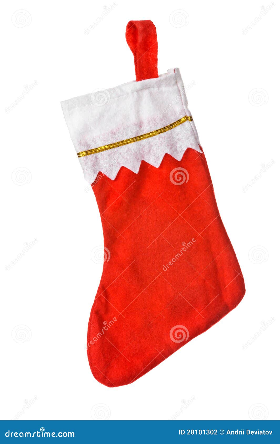 Red Christmas Stocking stock photo. Image of tradition - 28101302
