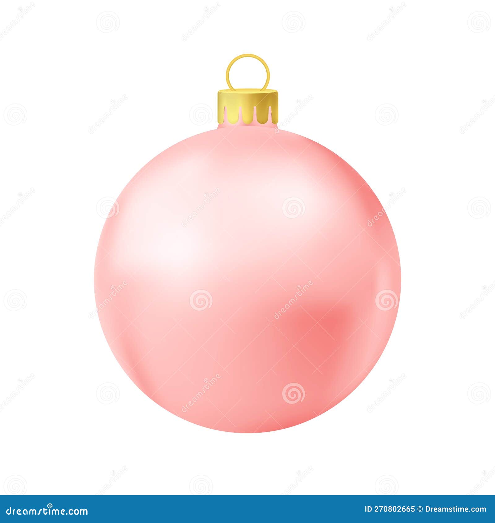 Red Christmas tree ball stock vector. Illustration of graphic - 270802665