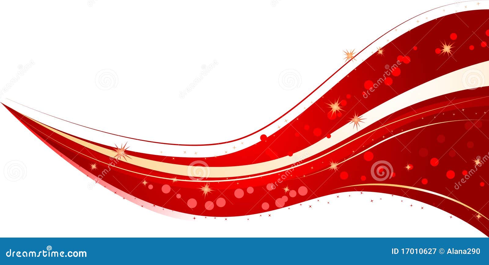 Red christmas wave stock vector. Illustration of painting - 17010627