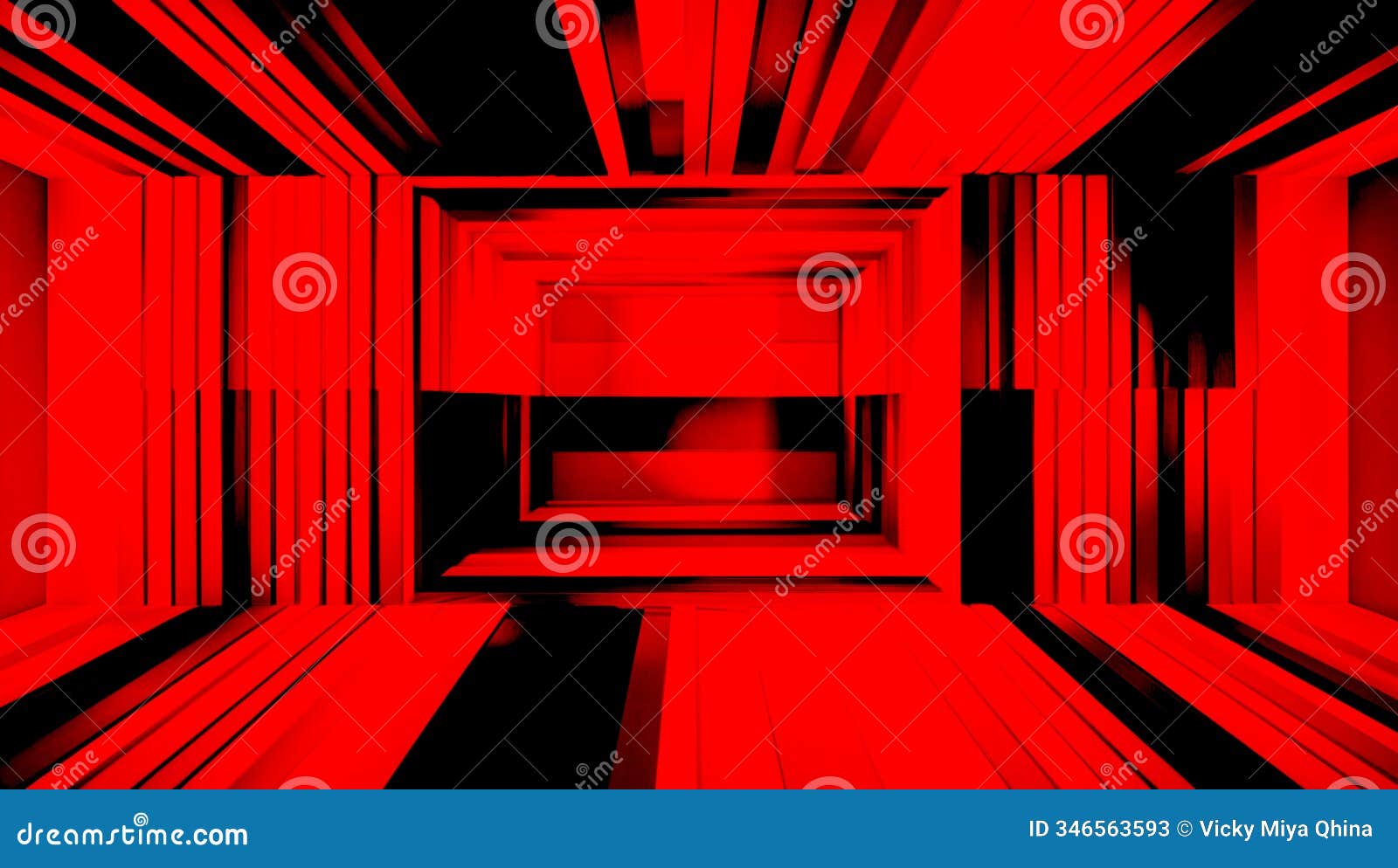 Red Chromatic Abstract Background Stock Illustration - Illustration of ...