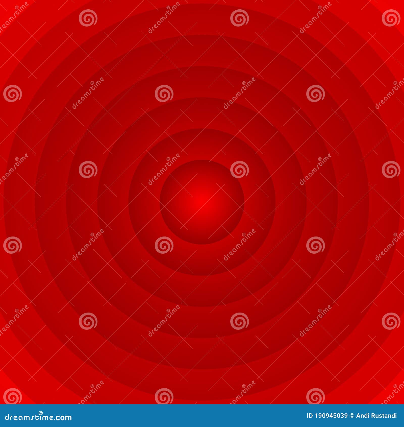 Red Abstract Circle with Wave Effect Stock Vector - Illustration of ...
