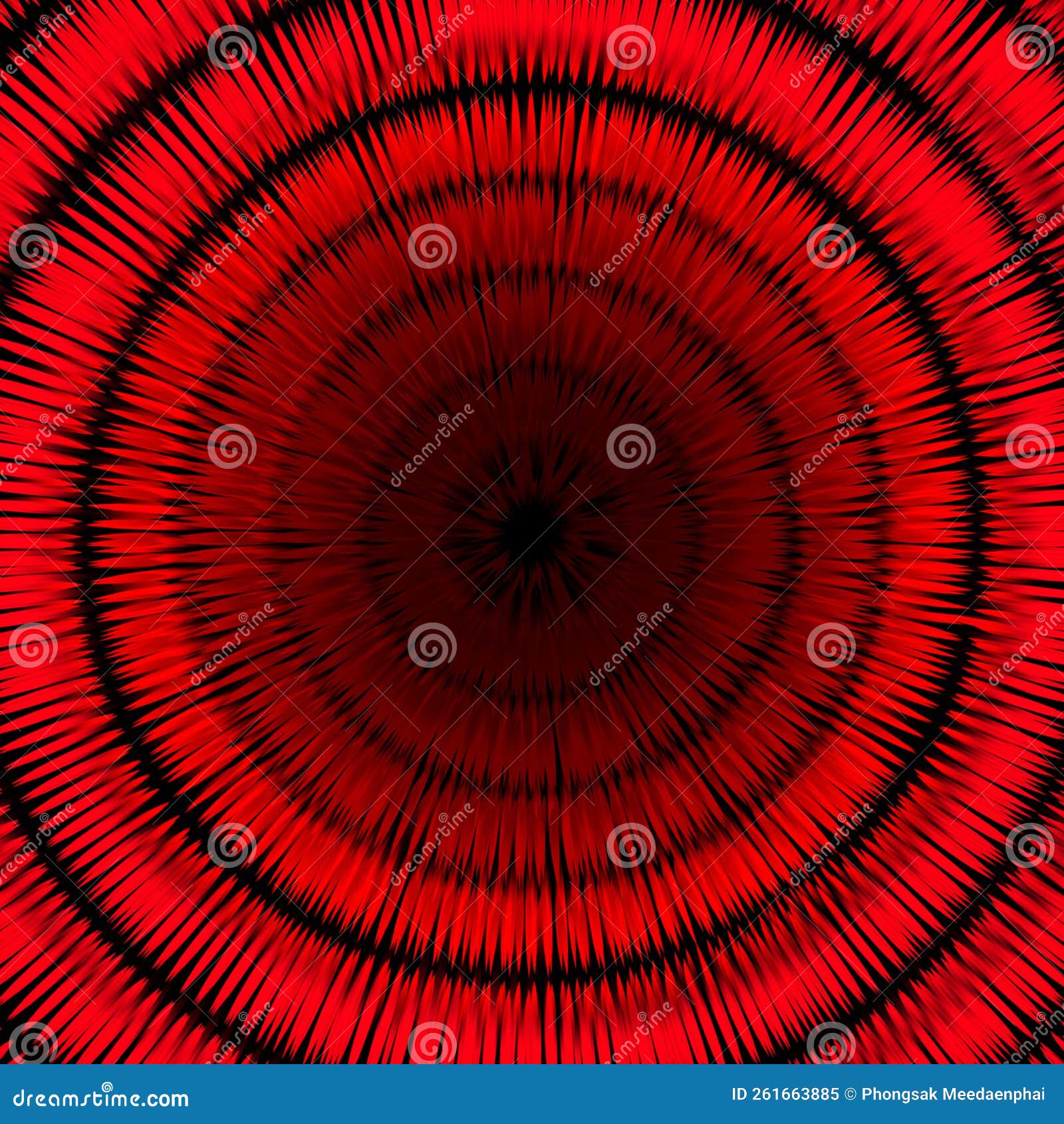 Red Circle Hole in the Dark or Background. Stock Illustration ...