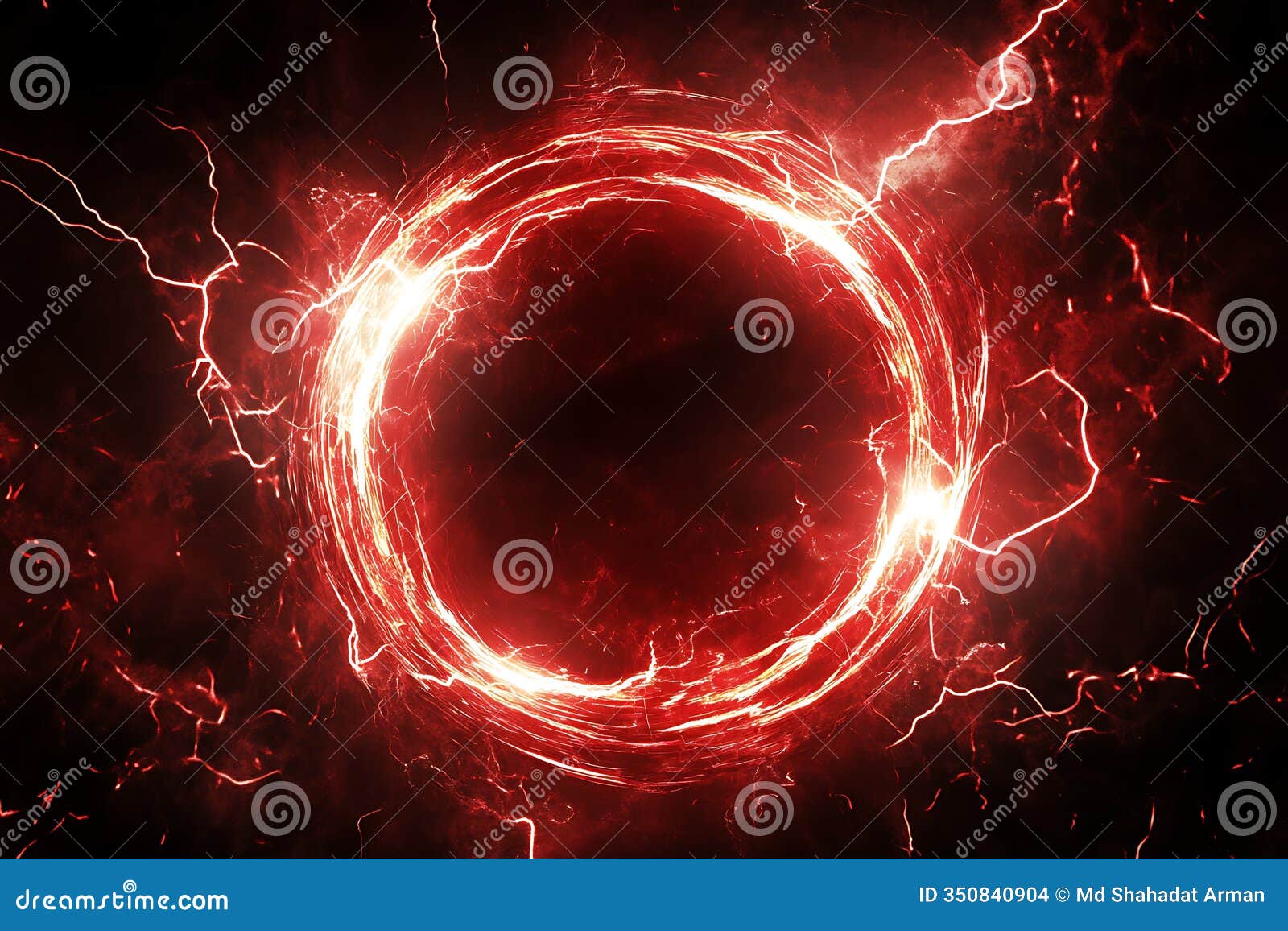 Red Circle of Light stock illustration. Illustration of technology ...
