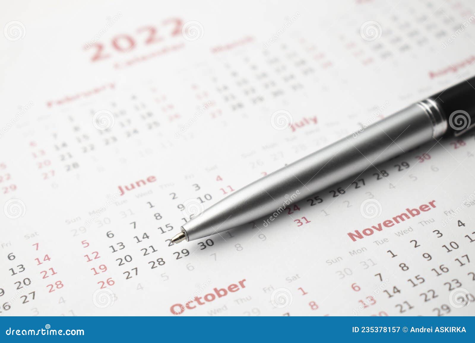 Red Circle Marked on a Calendar Concept for an Important Day Stock ...