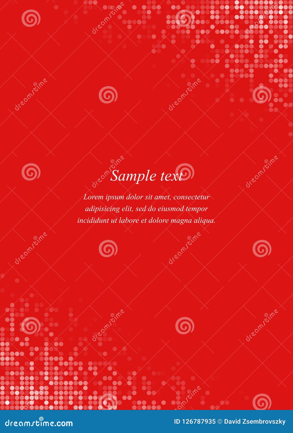 Red Page Corner Design Template Stock Vector - Illustration of brochure ...