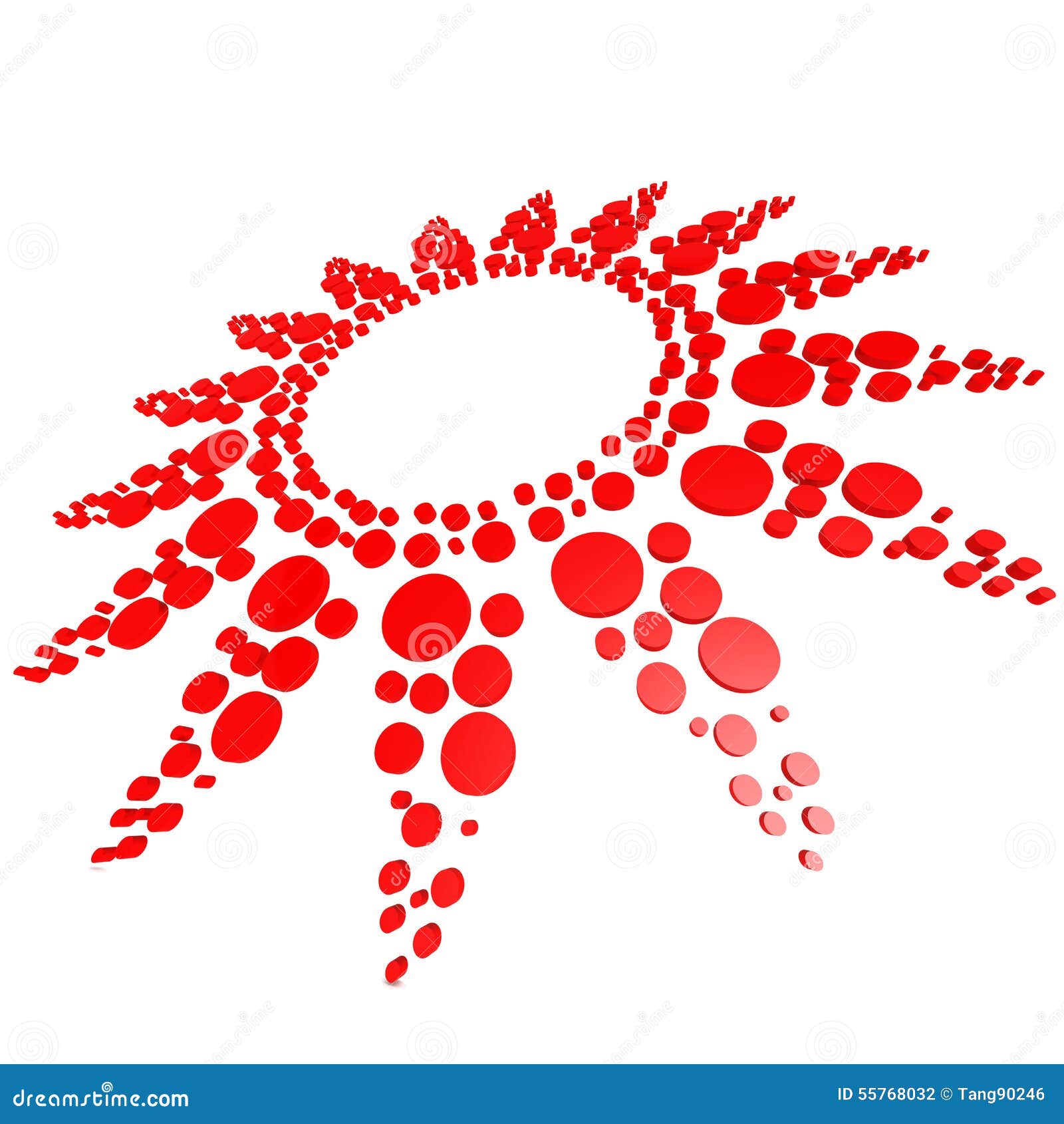 Red circle pattern stock illustration. Illustration of abstract - 55768032