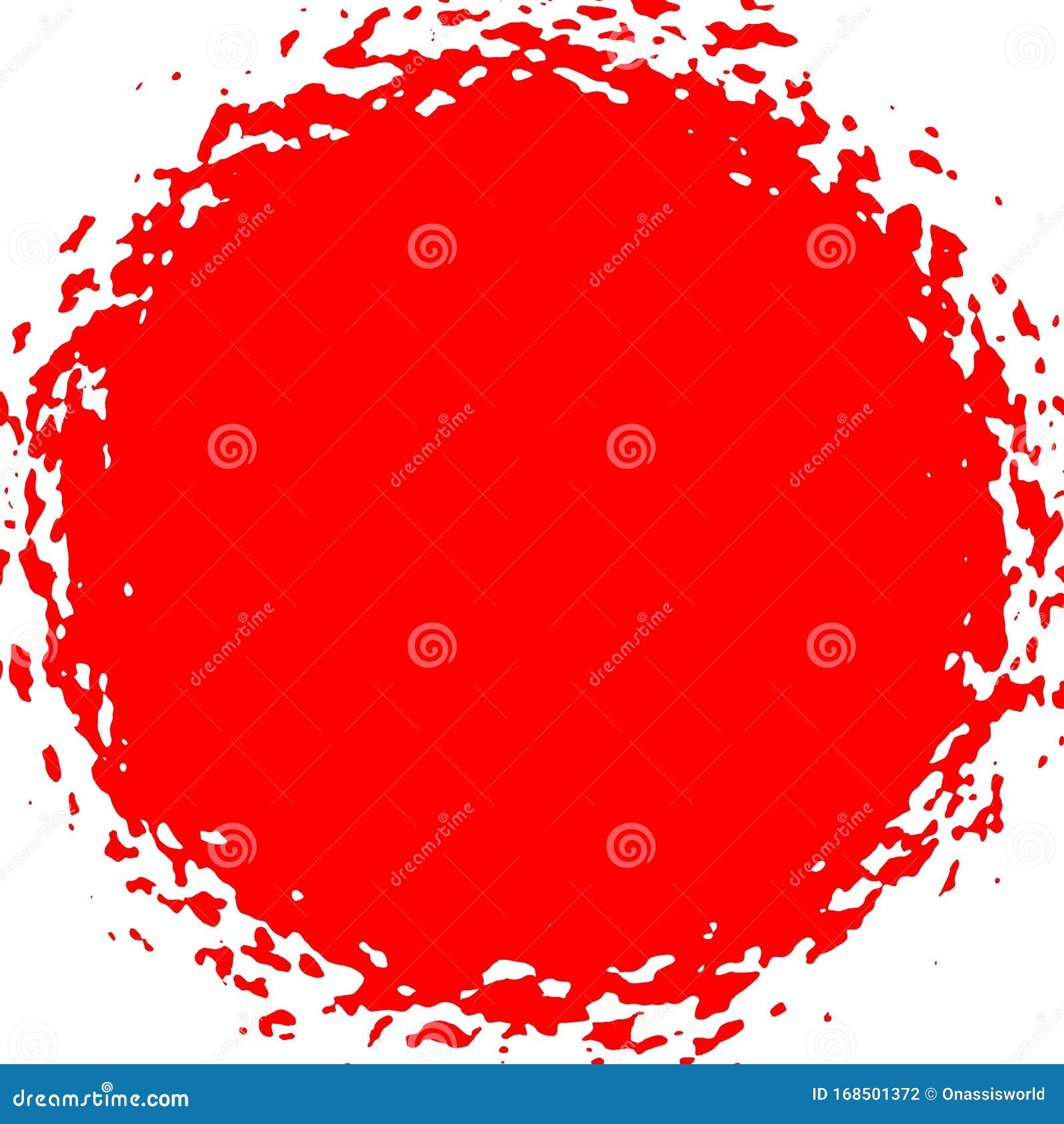 Red Circle Shape Label for Website Graphics Stock Illustration ...