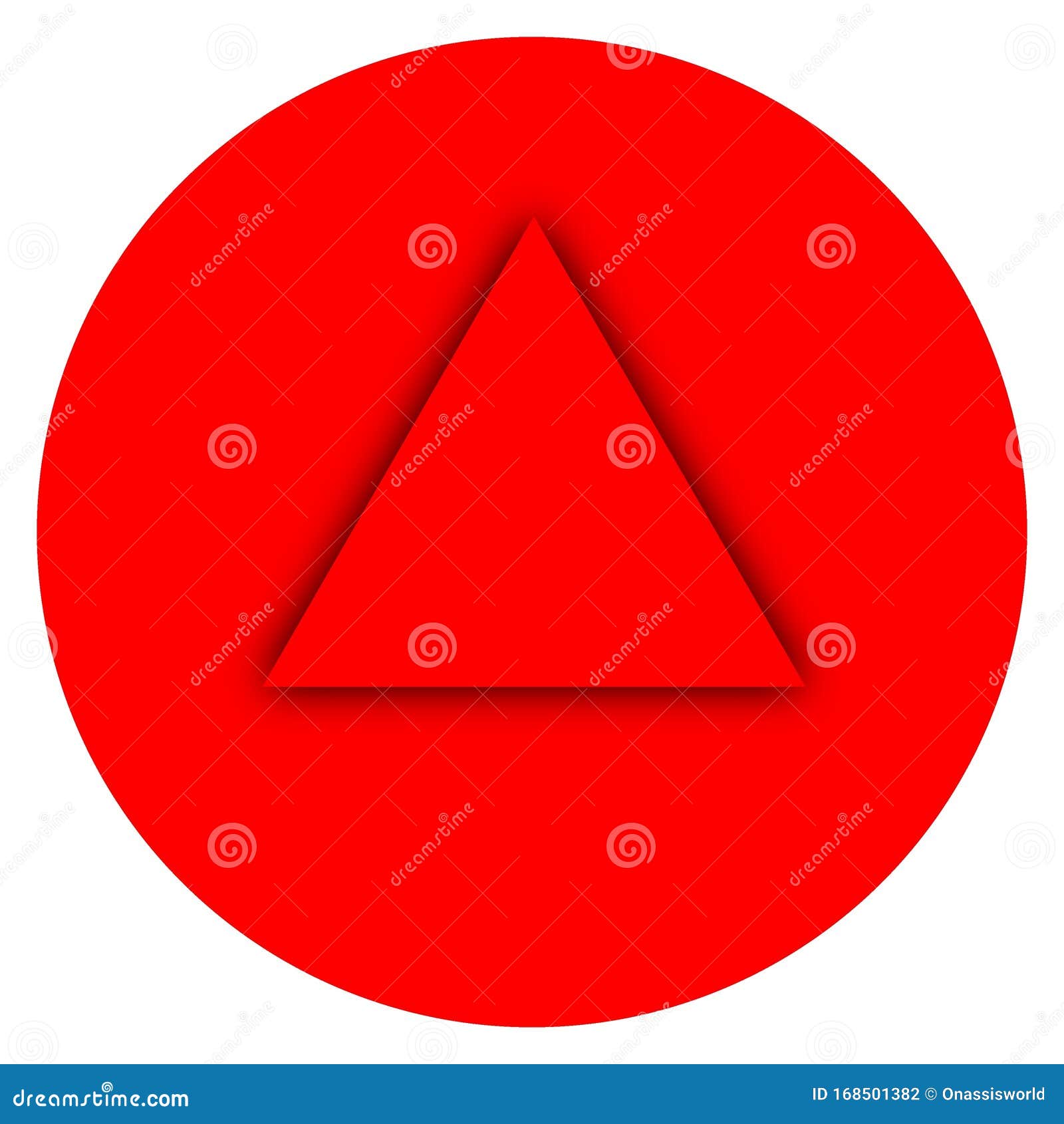 Red Circle Shape Label for Website Graphics Stock Illustration ...