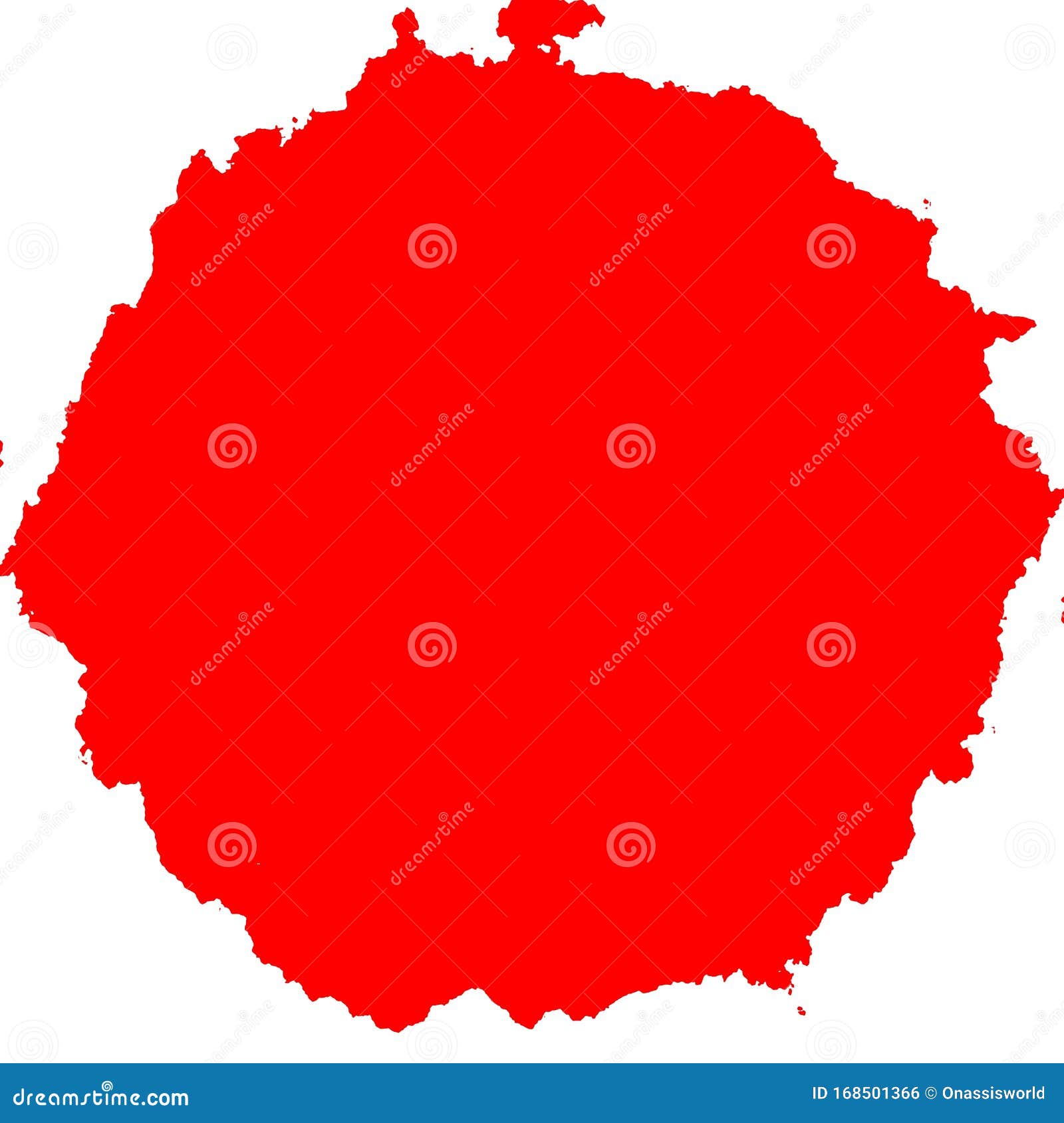Red Circle Shape Label for Website Graphics Stock Illustration ...