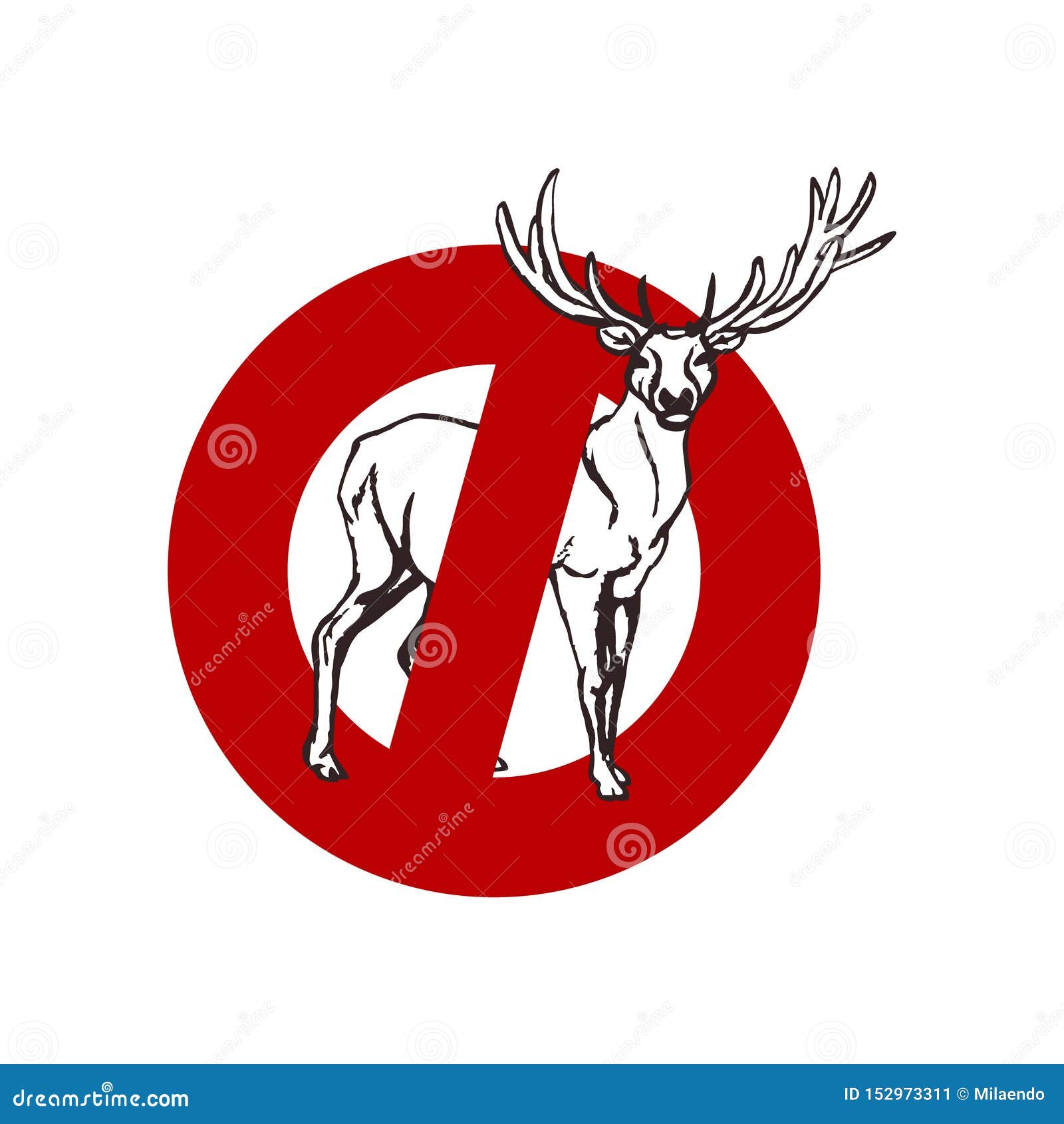 STOP Hunting Wild Animals X , DEER SKULL , Hunting Weapons Silhouette ...