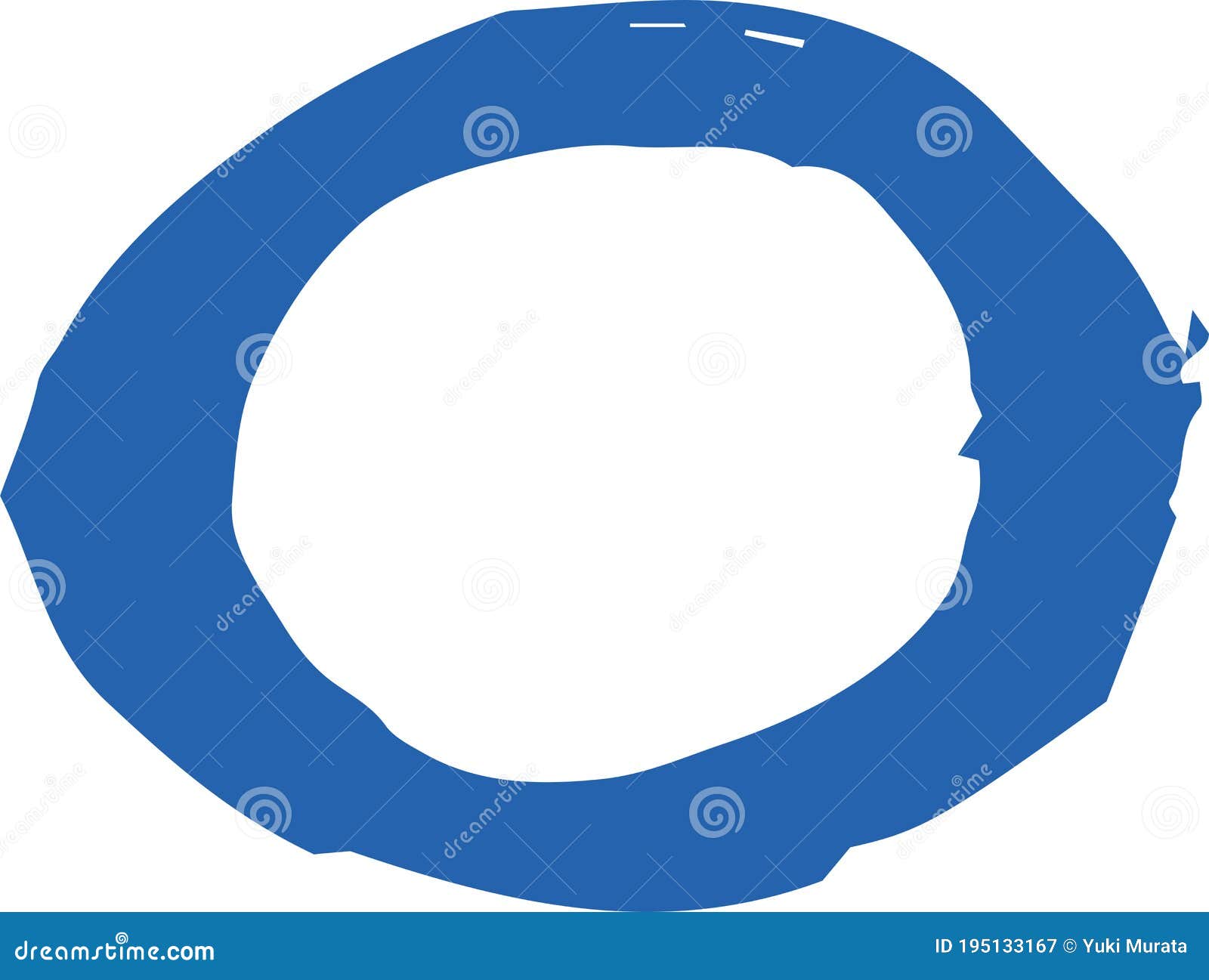 Red Circle Written with Rough Lines Stock Vector - Illustration of ...