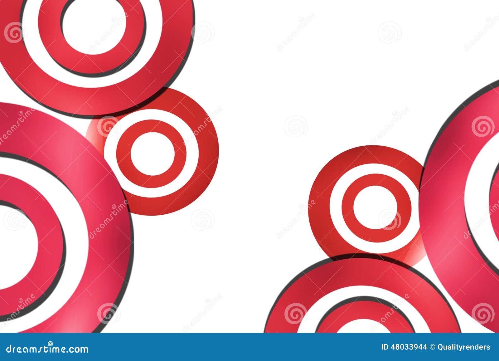 Red Circular Ring, Abstract Background Stock Illustration ...