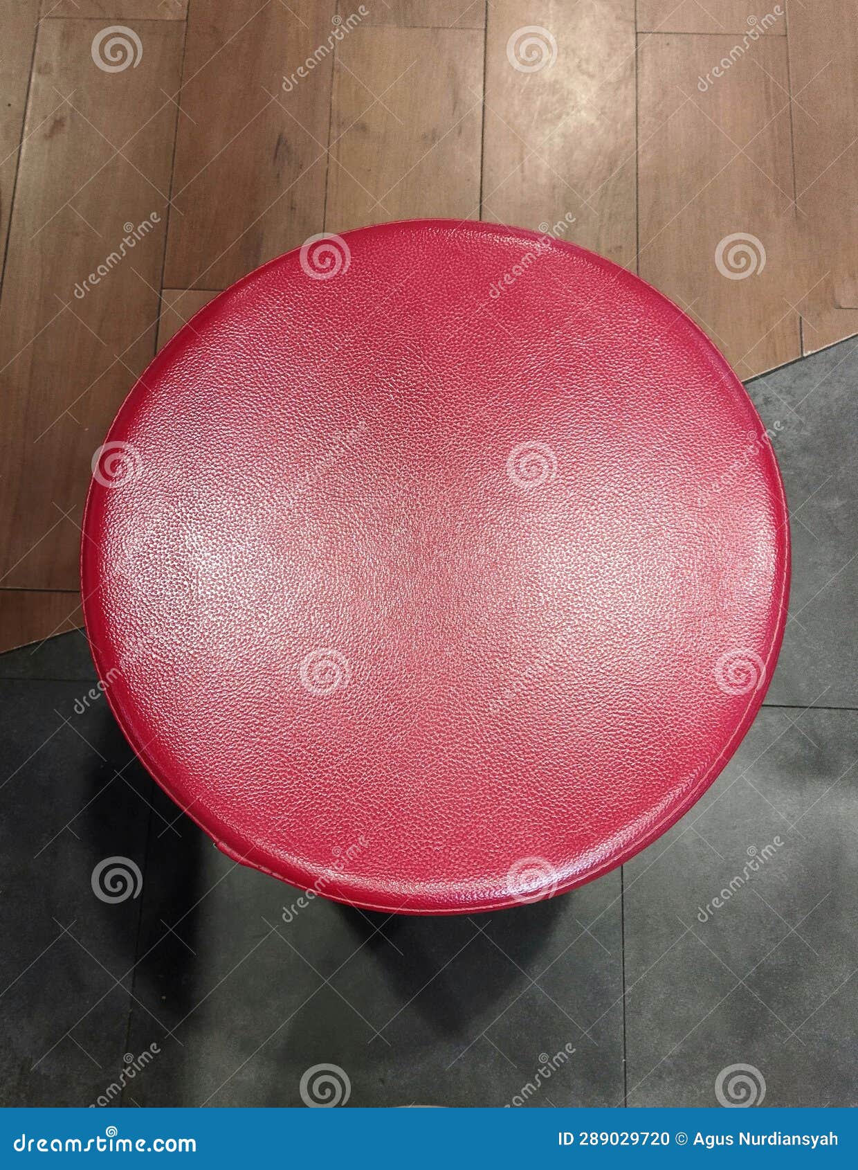 Red circular seat stock photo. Image of luxury, modern - 289029720