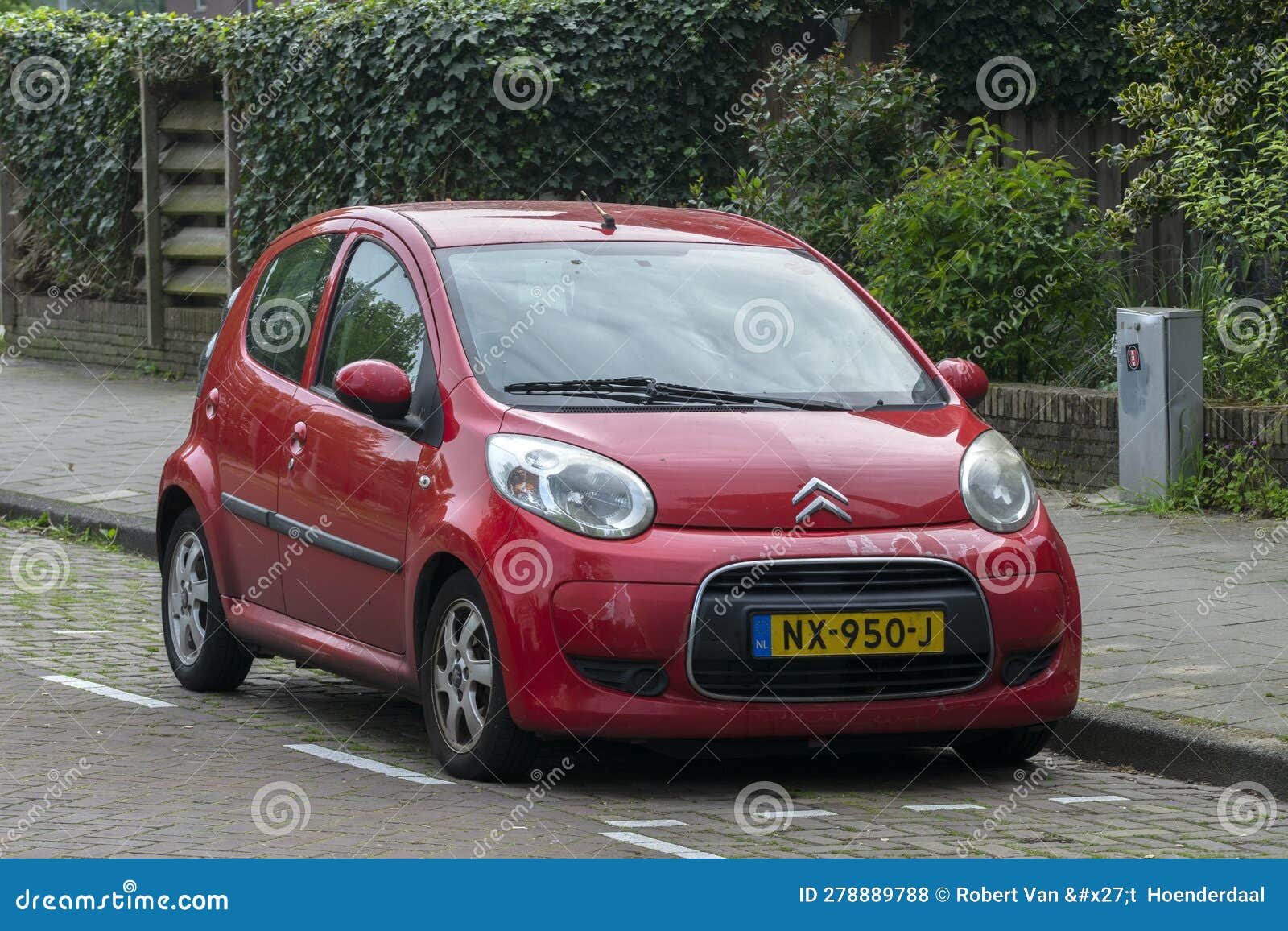 Red Citroen Car at Amsterdam the Netherlands 15-5-2023 Editorial Stock ...