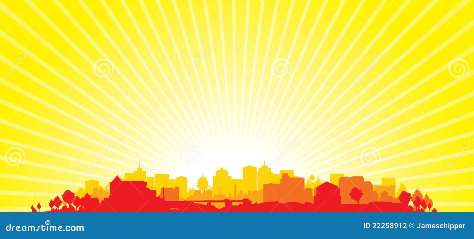 Red cityscape background stock vector. Illustration of construction ...