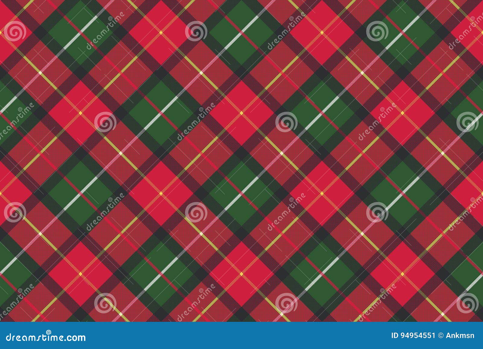 Red Classic Plaid Pixel Texture Seamless Pattern Stock Vector ...