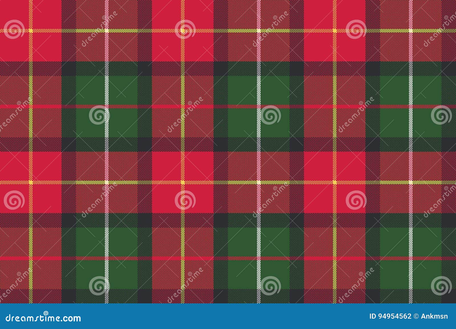 Red Classic Plaid Pixel Texture Seamless Pattern Stock Vector ...