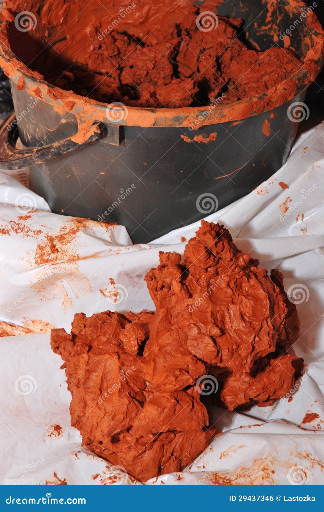 Red clay stock photo. Image of lays, soft, mask, brick - 29437346