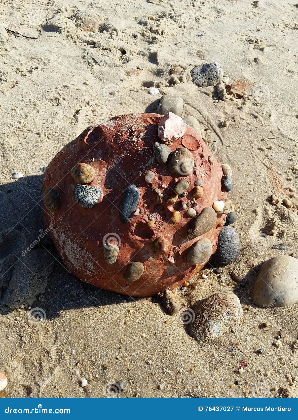 Red Clay Ball stock image. Image of clay, aquinnah, beach - 76437027