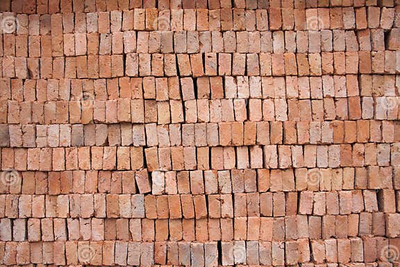 Red clay block stock image. Image of building, pieces - 32970801