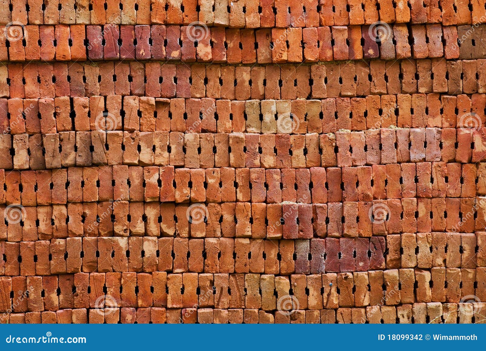 Red clay brick stock photo. Image of sharp, building - 18099342