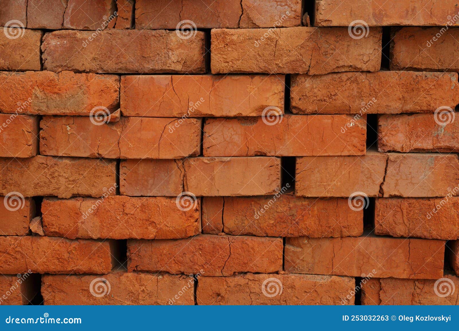Red Clay Bricks Texture Background. Backdrop for Design Stock Image ...