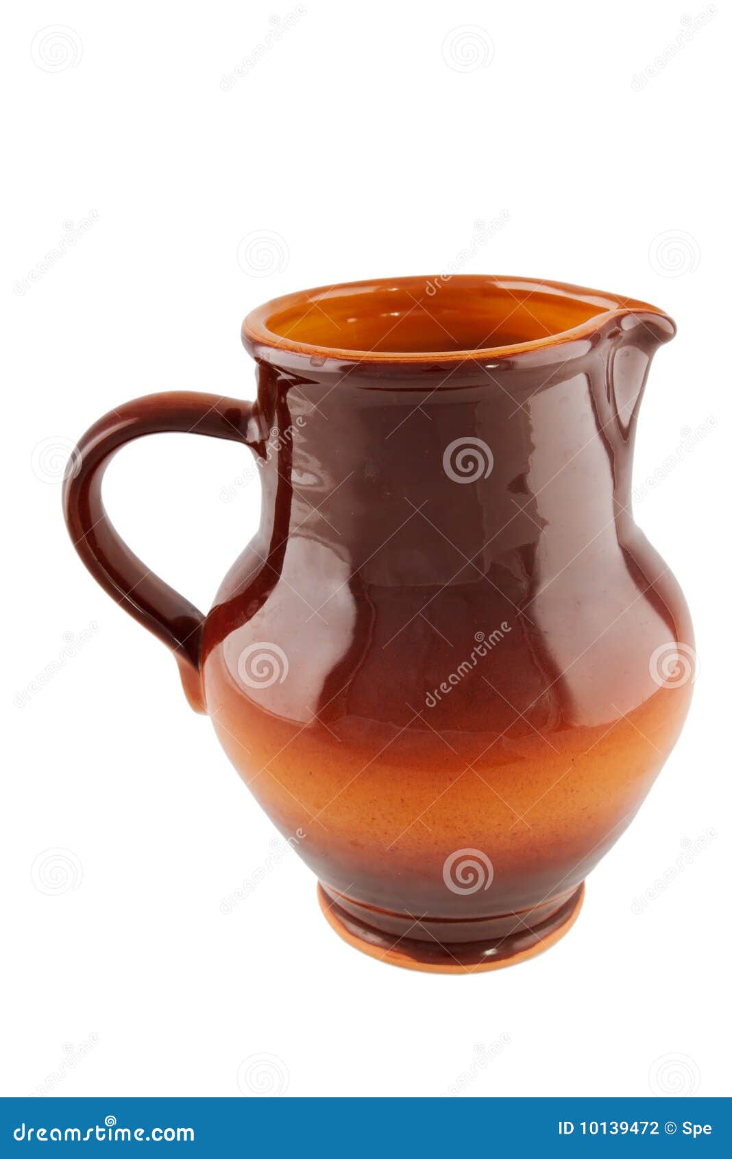 Red clay pitcher stock photo. Image of earthenware, empty - 10139472