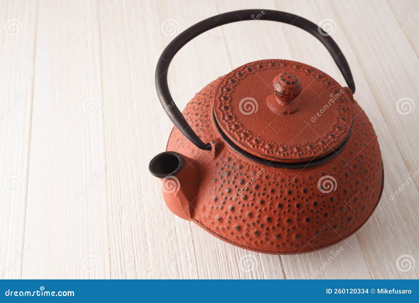 Red clay tea pot set stock photo. Image of kettle, pottery - 260120334