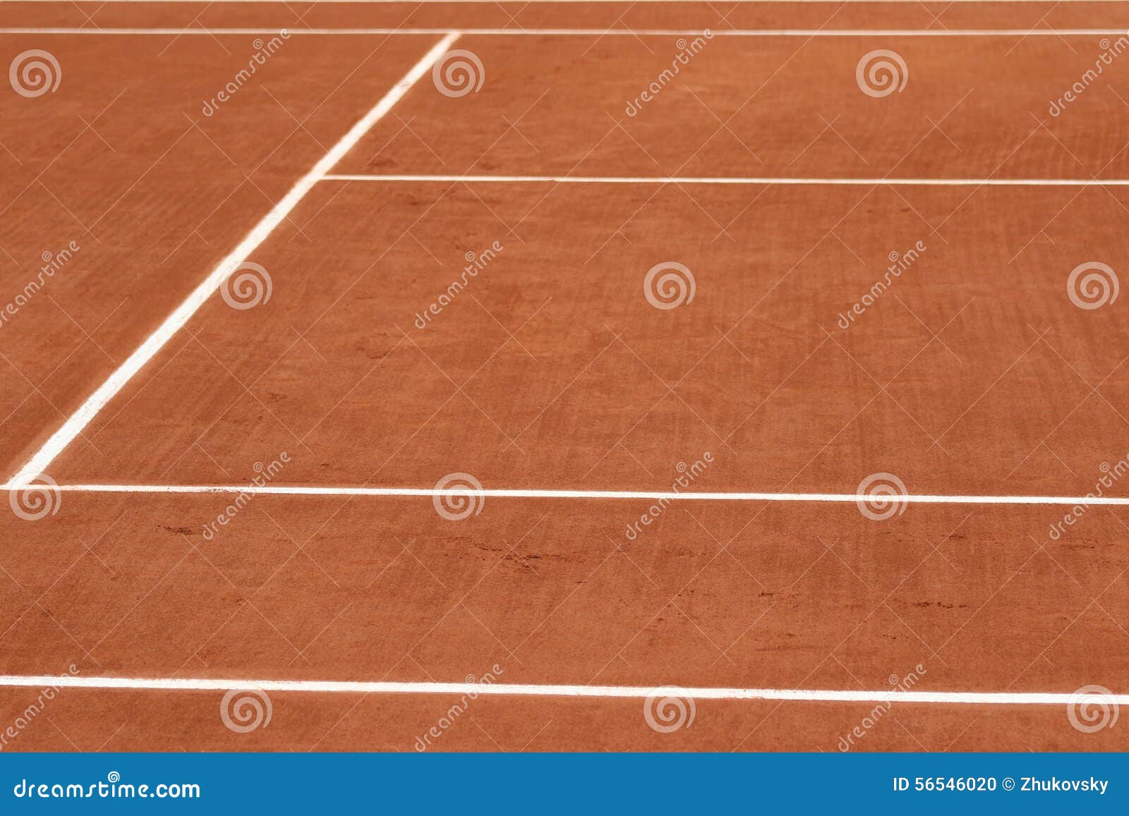 Red clay tennis court stock photo. Image of court, racquet - 56546020