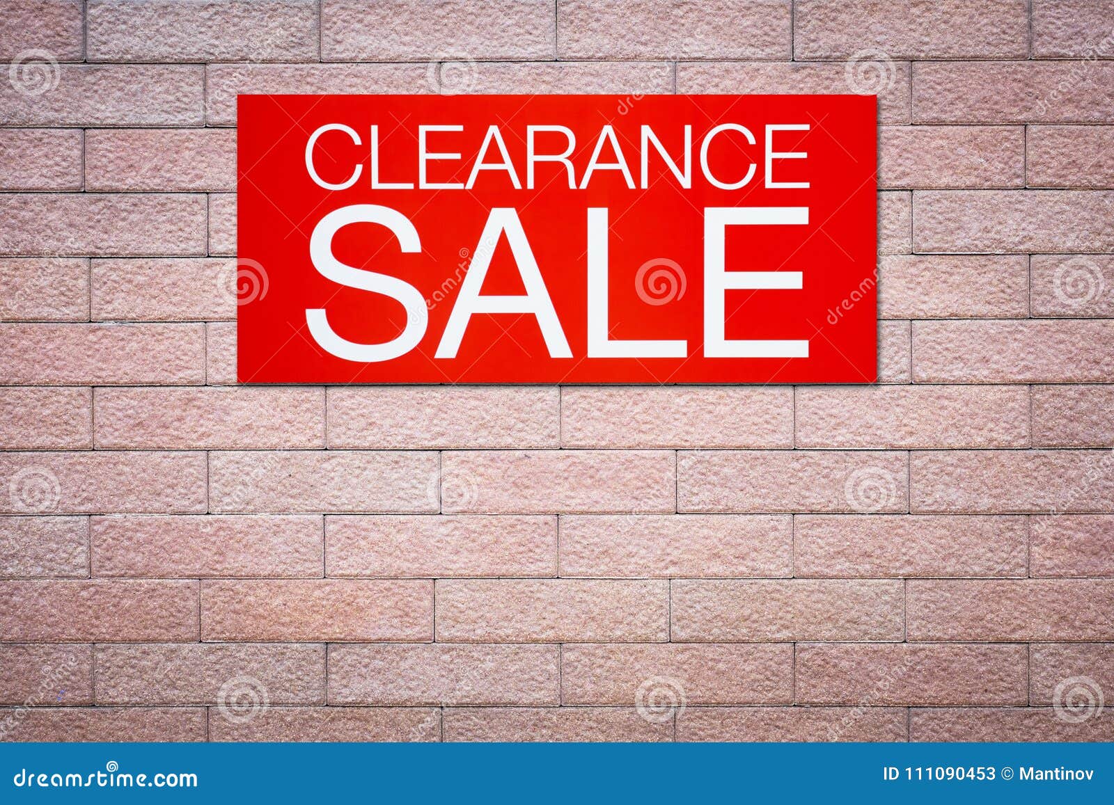 Clearance sale billboard stock image. Image of advertisement - 111090453