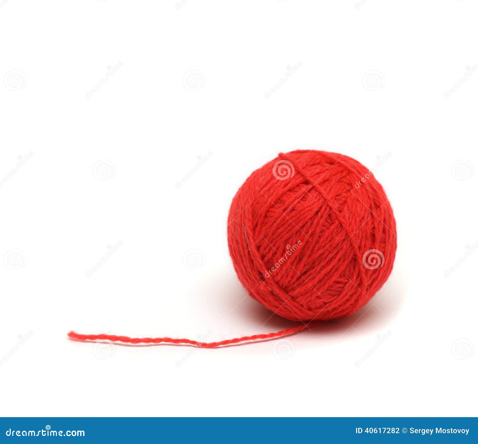 Red clew stock photo. Image of wool, cotton, clew, thread - 40617282