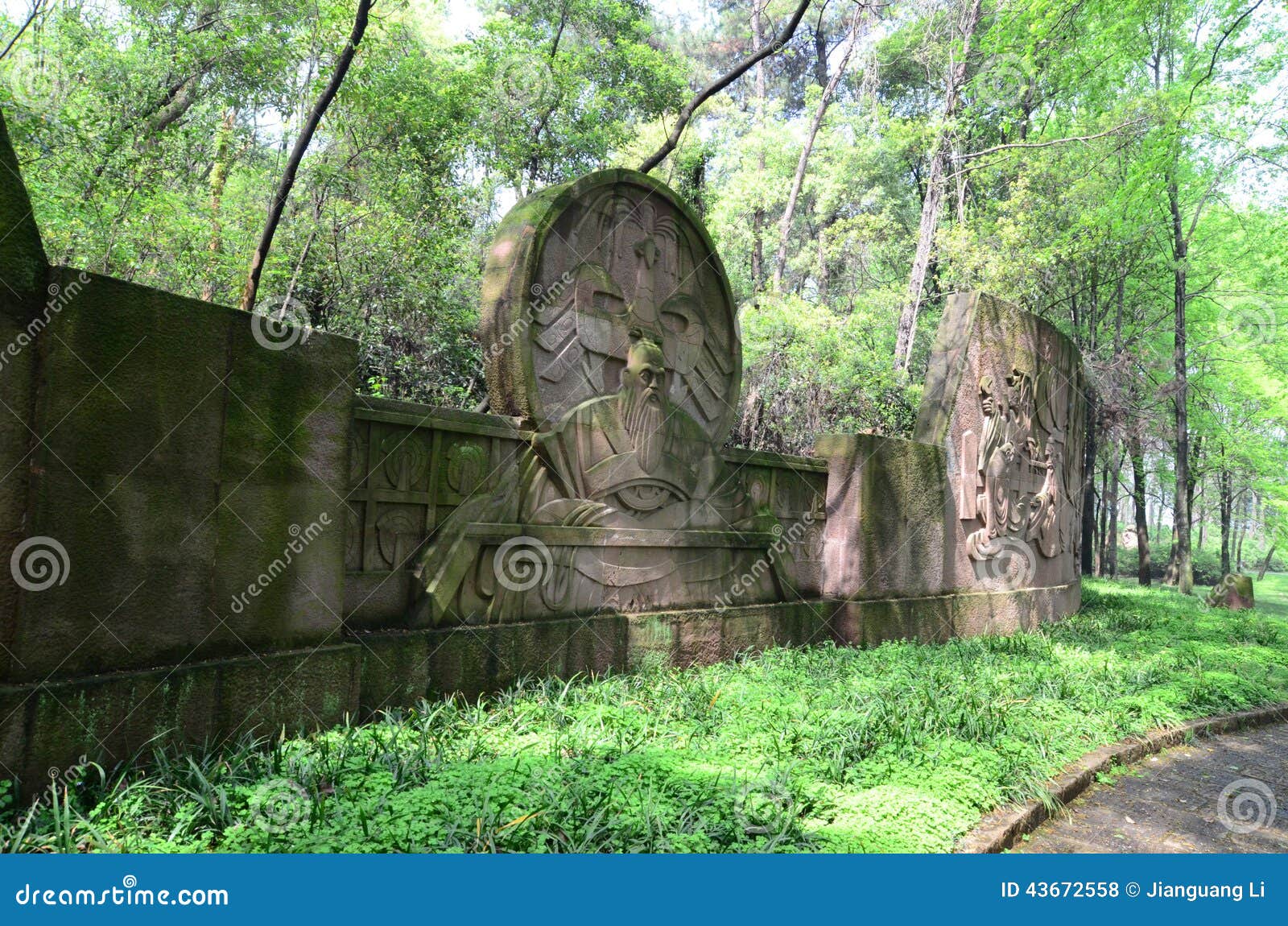 Red cliff ruins editorial stock photo. Image of china - 43672558