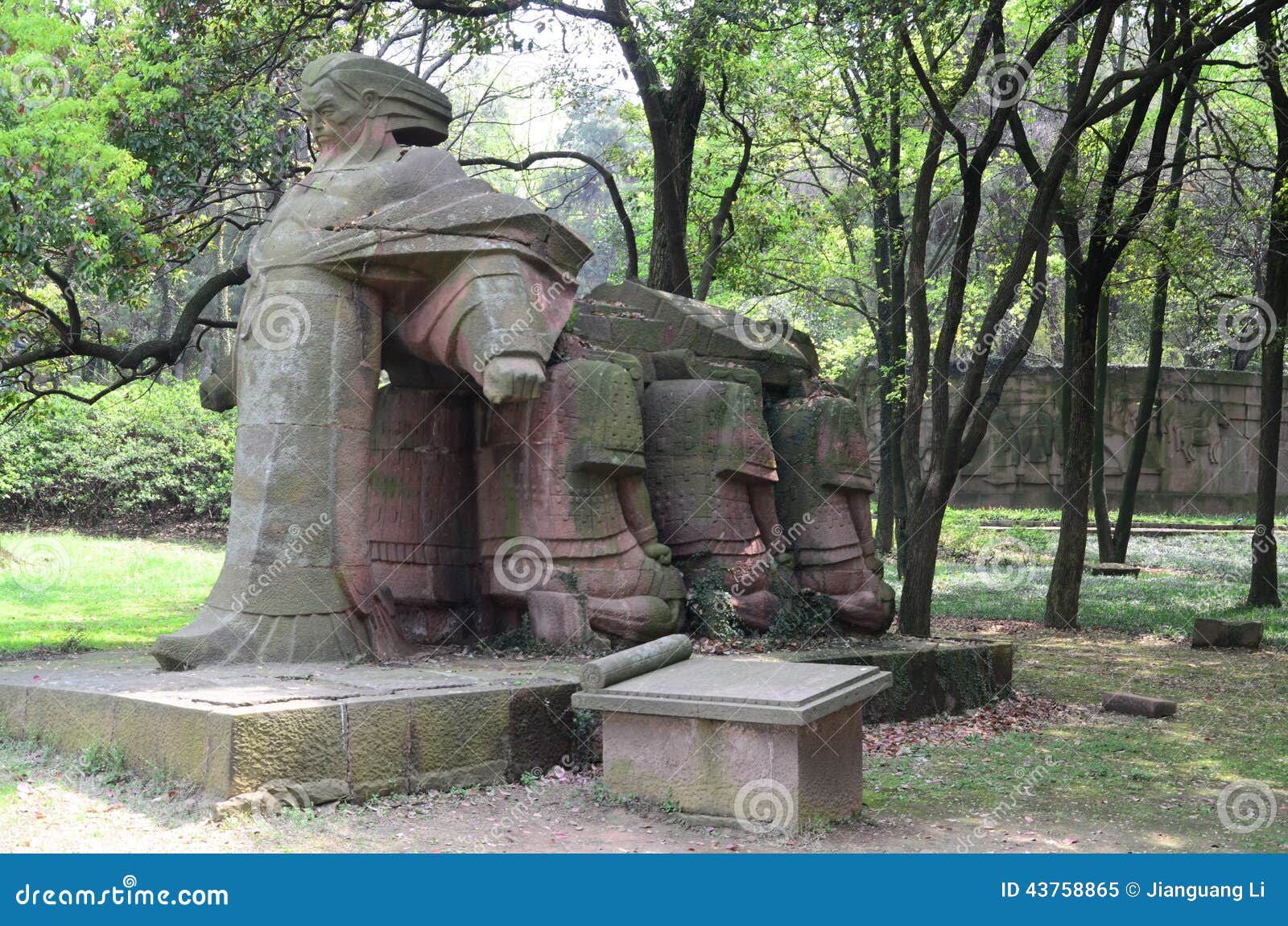 Red cliff ruins editorial image. Image of forests, battle - 43758865