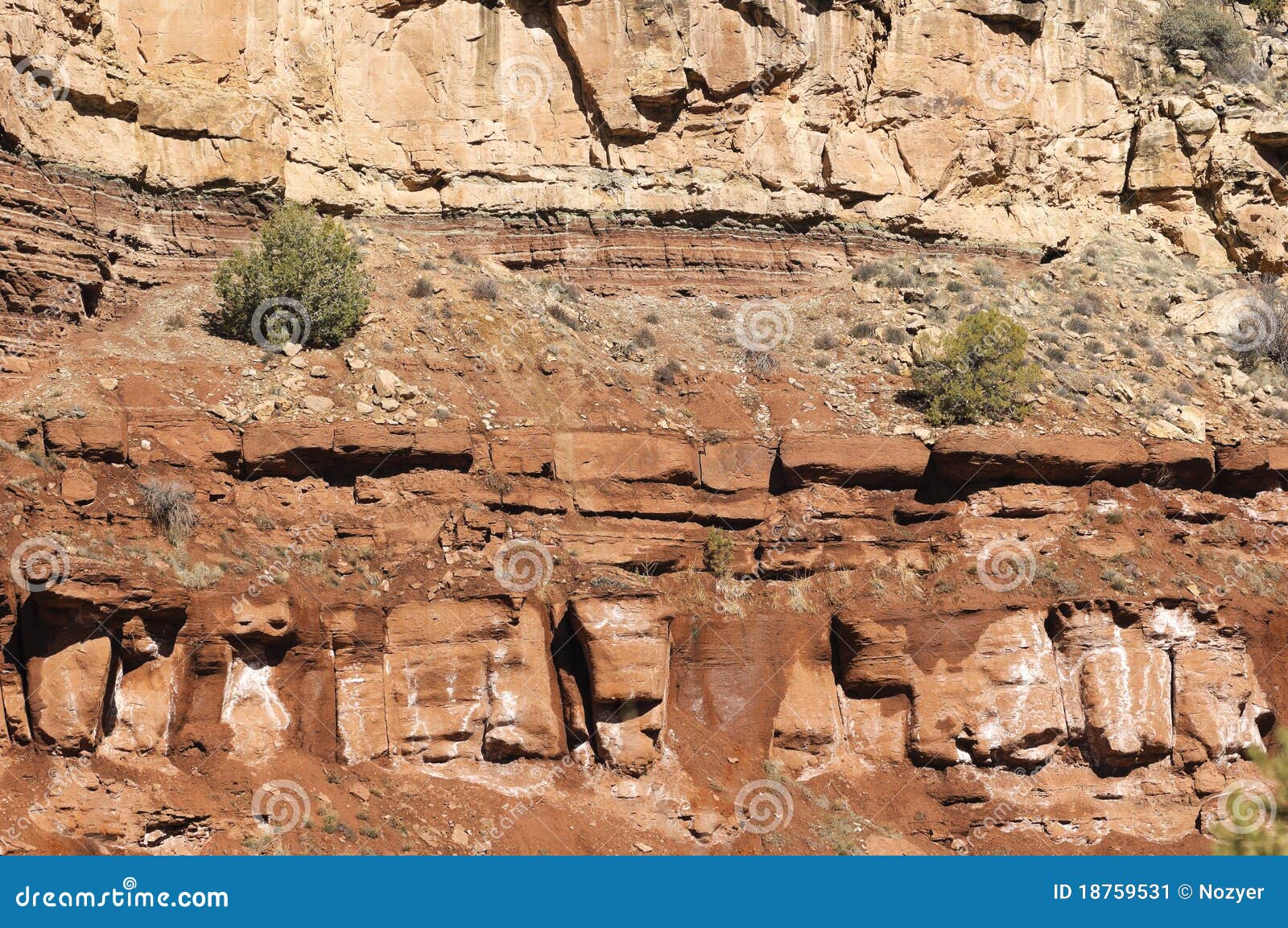 Red cliff texture stock image. Image of orange, backdrop - 18759531