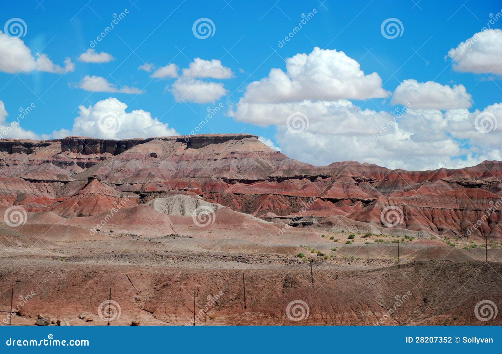Red Cliffs, Plateaus of Arizona Stock Photo - Image of places, high ...