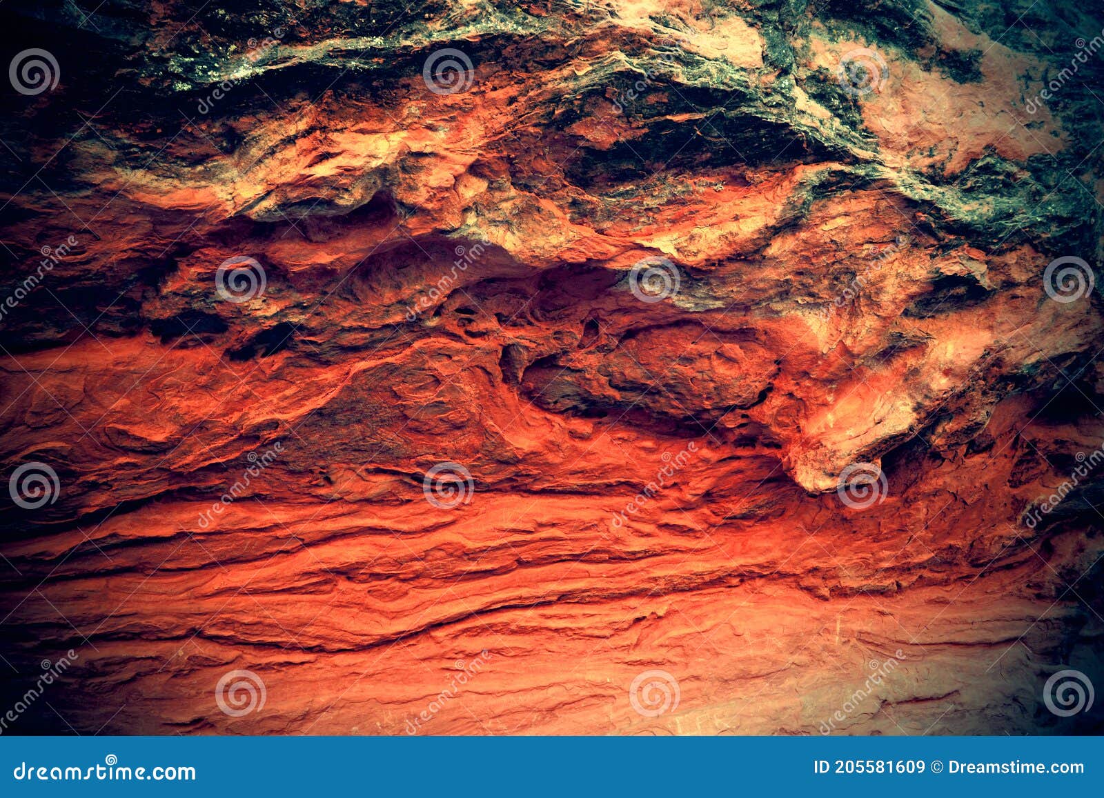 Red cliffs of Utah stock image. Image of painting, cliffs - 205581609