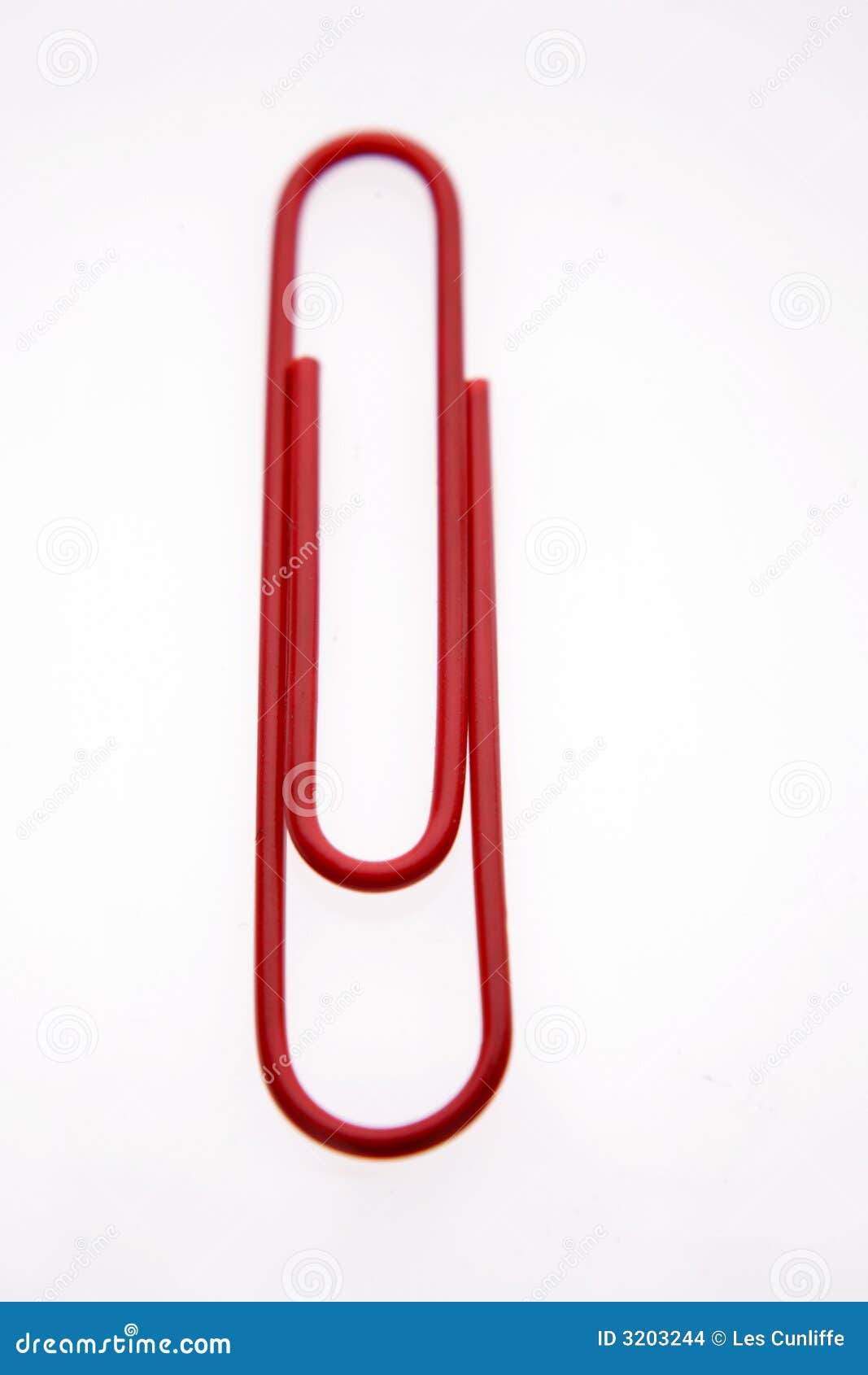 Red clip stock photo. Image of symbol, supplies, indoors - 3203244