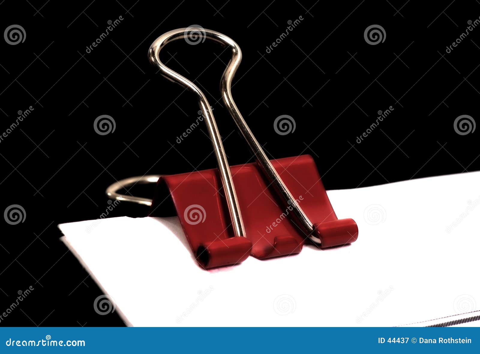 Red Clip stock image. Image of supplies, fasten, attach - 44437